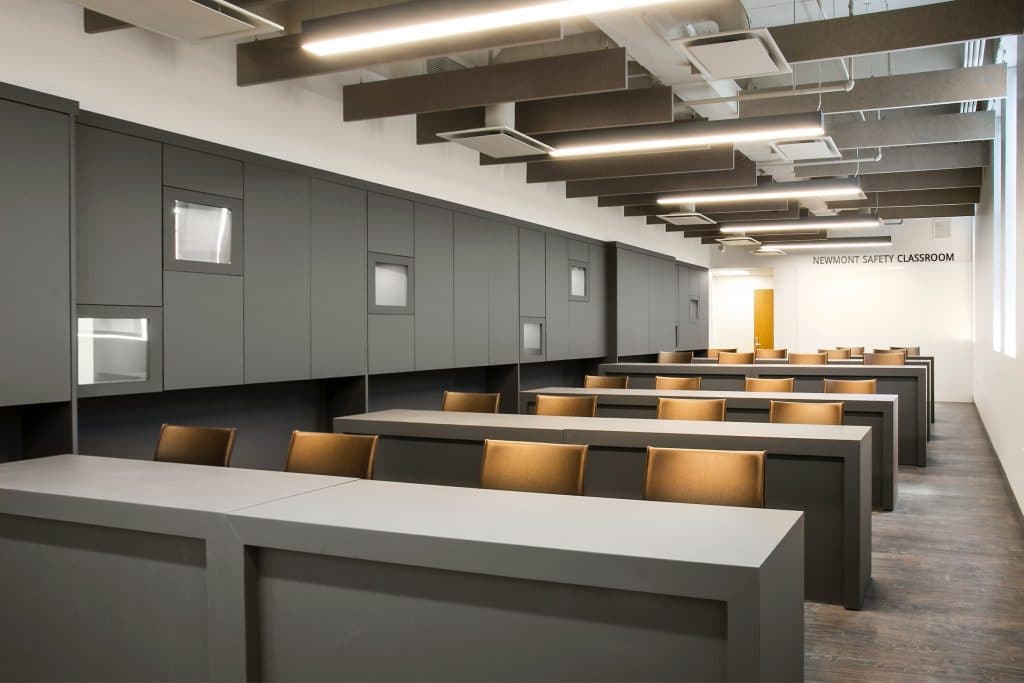 Newmont Safety Classroom | Interior Design – Elliott Workgroup